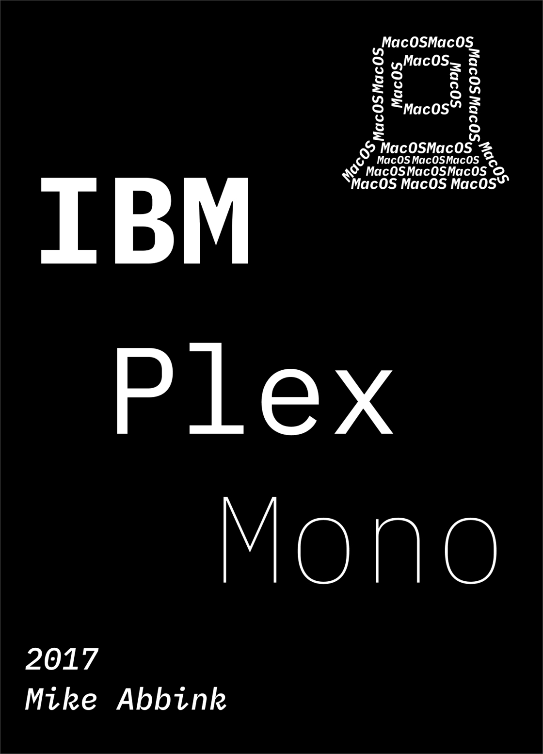 Студенческое портфолио / IBM Plex Mono