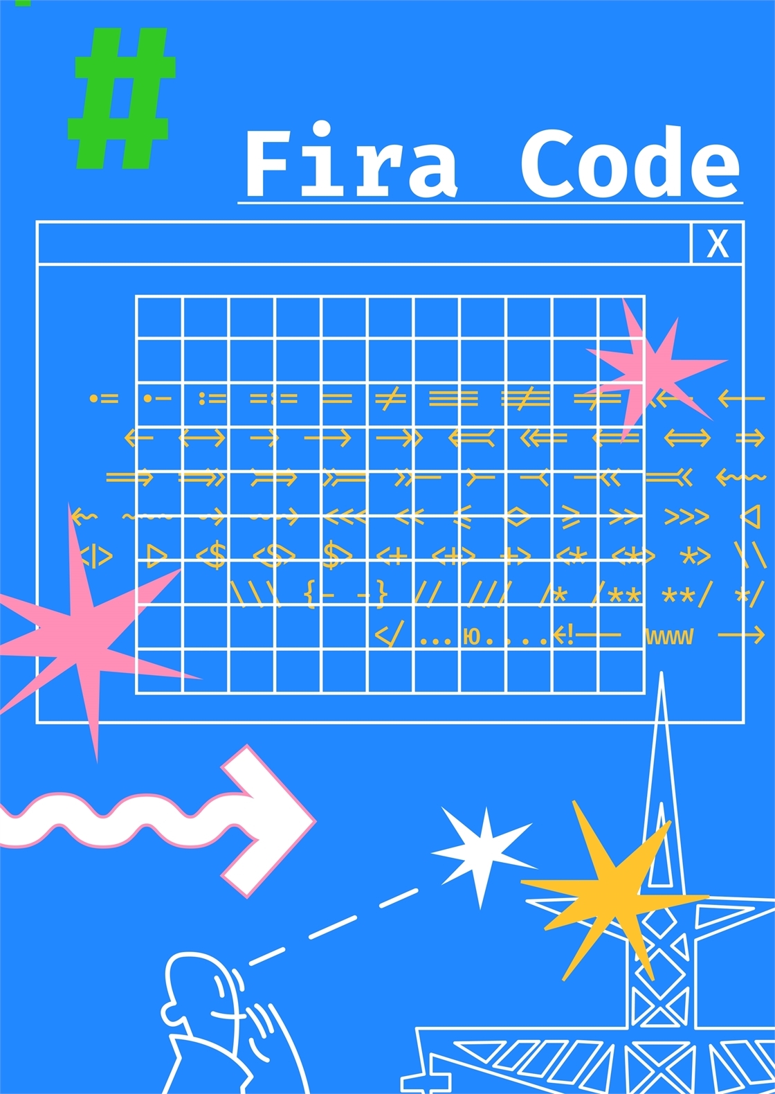 Студенческое портфолио / Fira Code