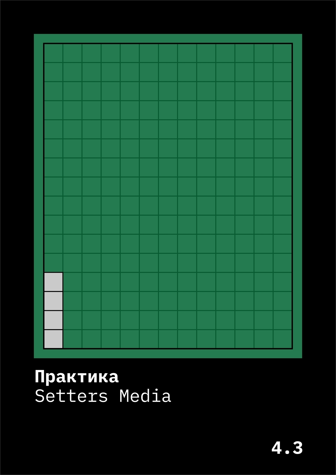 Студенческое портфолио / Практика в Setters Media